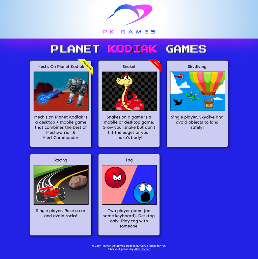 PK Games – Planet Kodiak